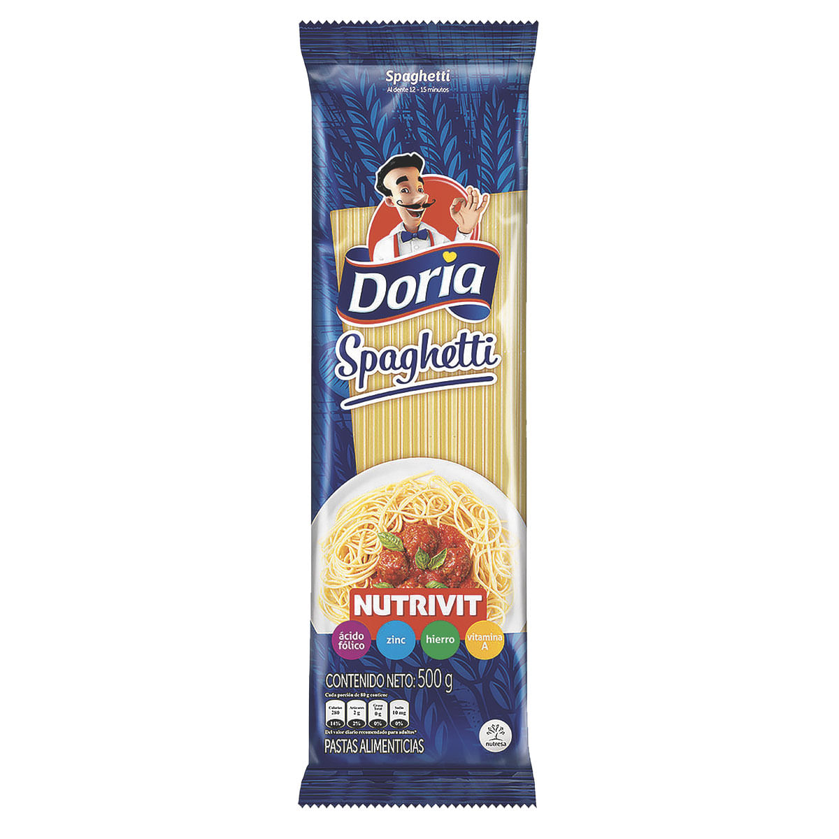 Pasta Clásica Spaghetti Doria x 500 G. - Mercados Colsubsidio