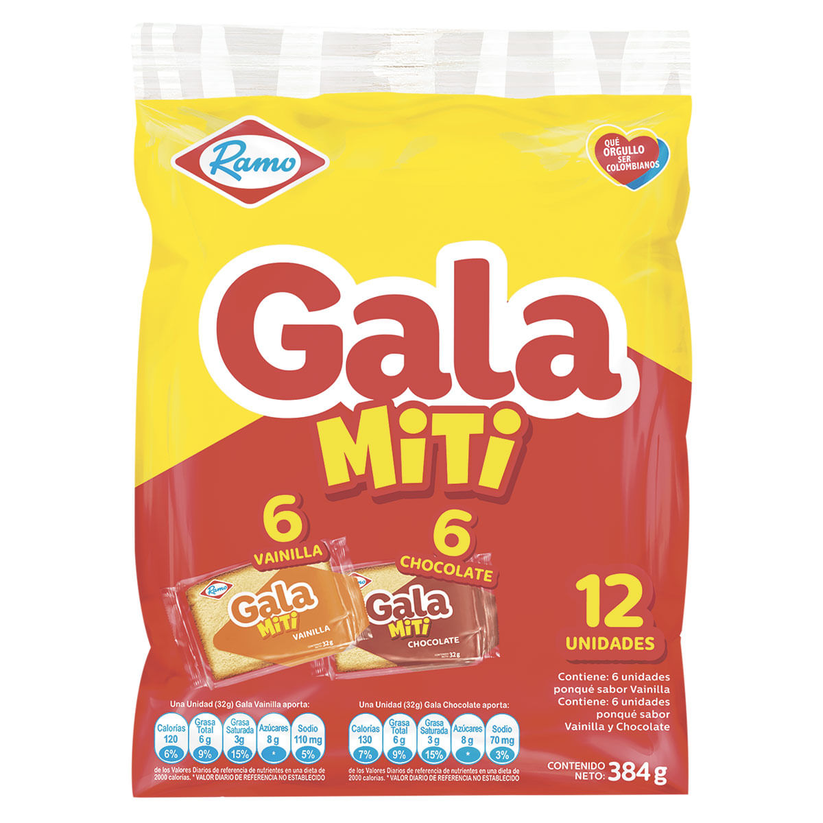 Mini Miti Ramo Surtido x 12 Und x 384 G - Mercados Colsubsidio