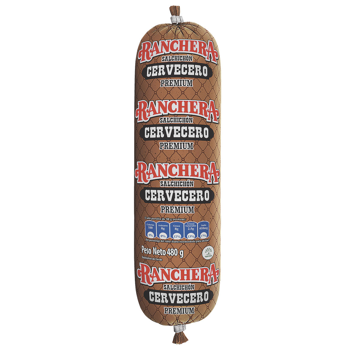 Salchichón Cervecero Premium Ranchera x 480Gr - Mercados Colsubsidio