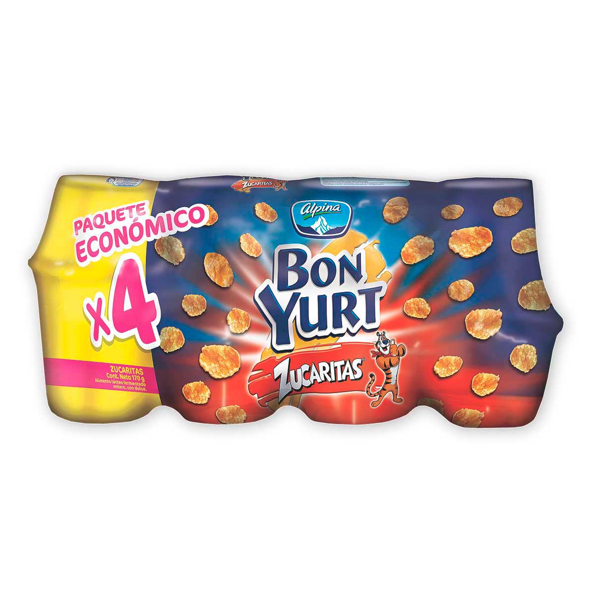 Bon Yurt Zucaritas Alpina x 4 Und x 170Gr C/u - Mercados Colsubsidio