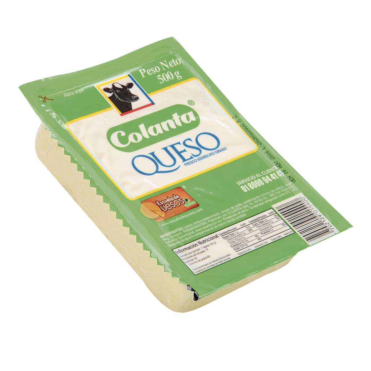 Queso Blanco Colanta x 500Gr - Mercados Colsubsidio