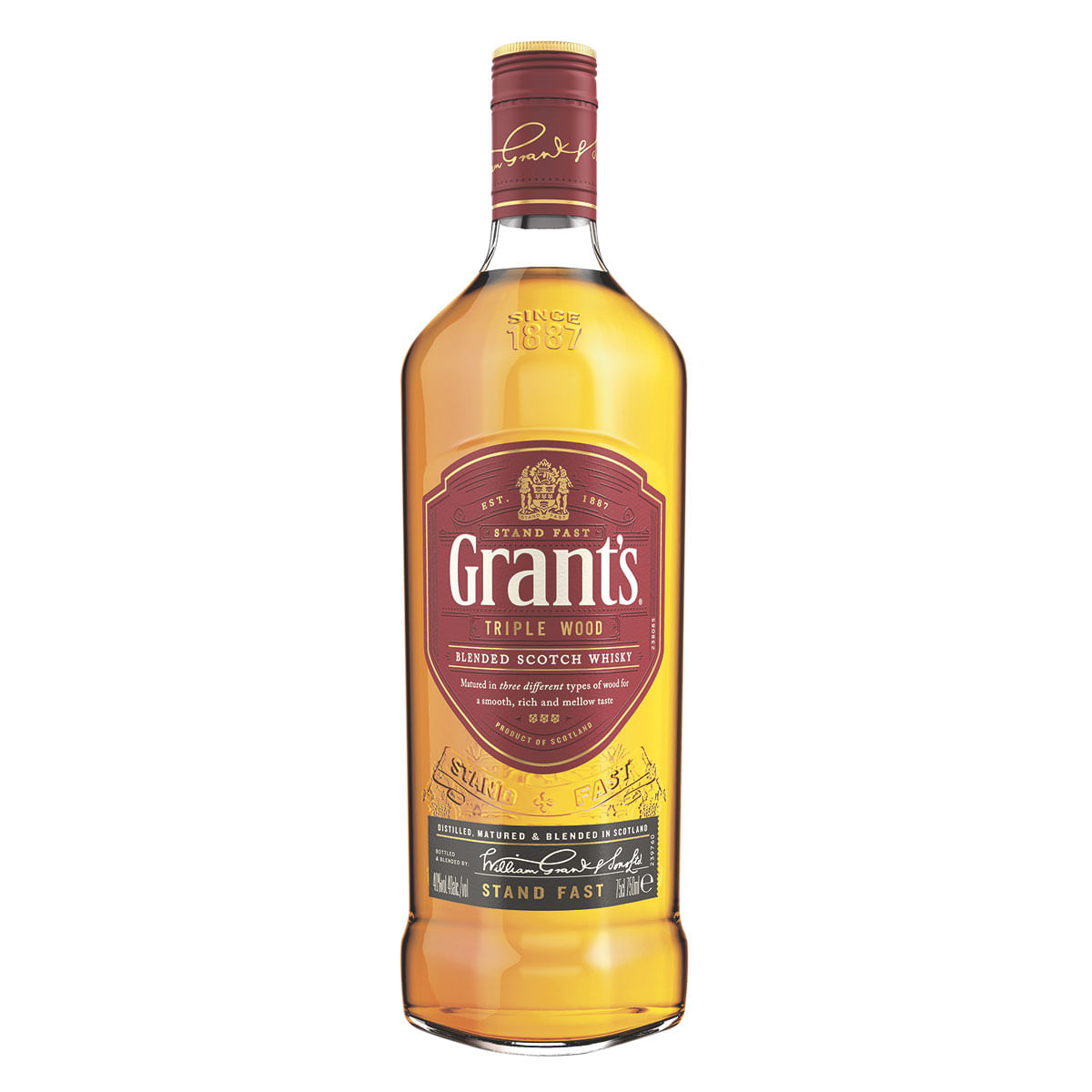 Whisky Grants Stand Fast Botella x 750 Ml - Mercados Colsubsidio