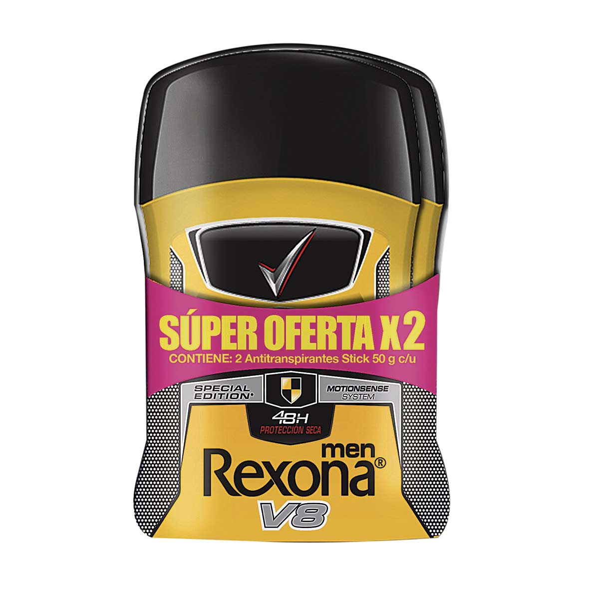 Desodorante Rexona V8 Men Barra x 2 Unidades x 50 G c/u - Mercados ...