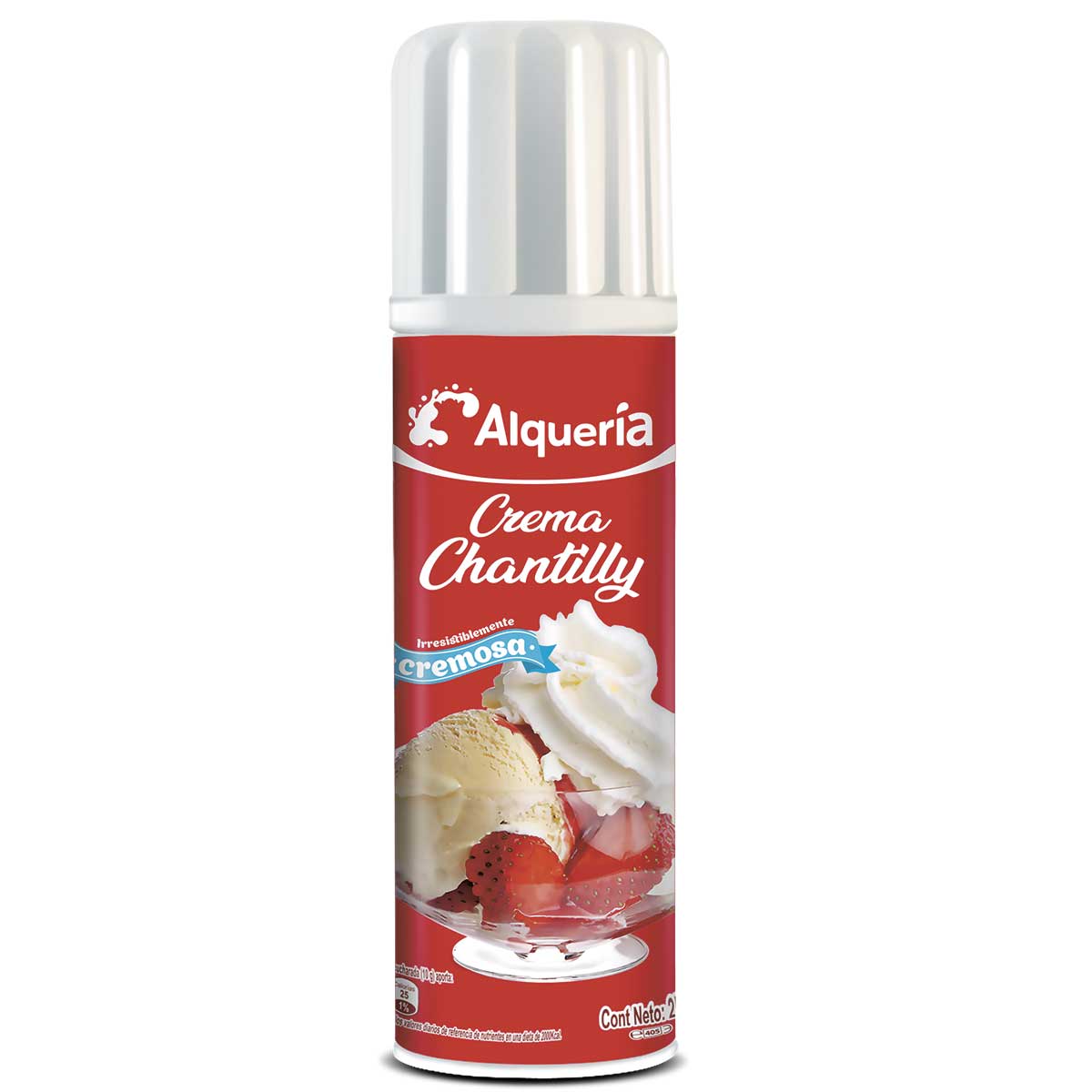 Crema de Chantilly en Spray Alquería x 250Gr - Mercados Colsubsidio