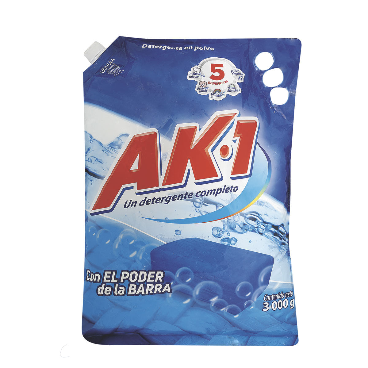 Detergente en Polvo AK-1 Poder Barra x 3000Gr - Mercados Colsubsidio