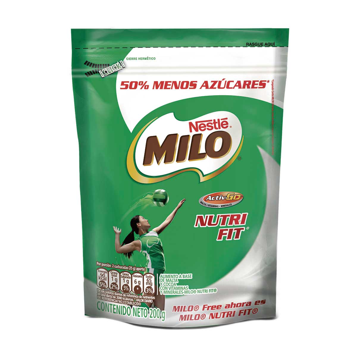 Milo Nutrifit Bolsa x 200 G - Mercados Colsubsidio