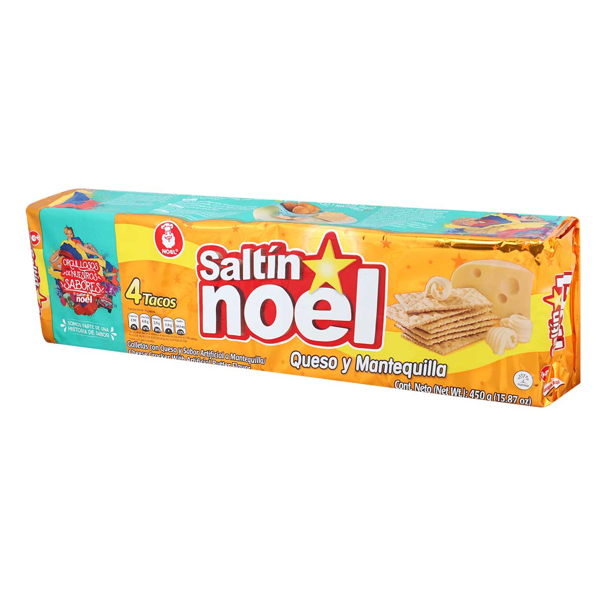 Galleta Saltín Noel Queso y Mantequilla Taco 450 G x 4 Unds - Mercados ...