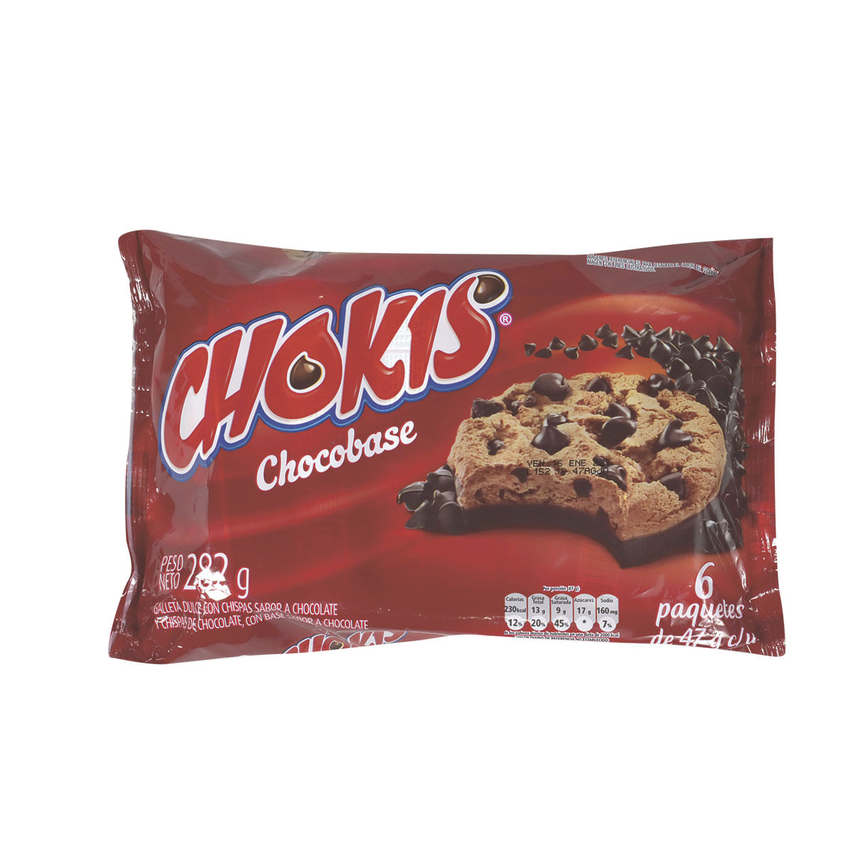 Galletas Chokis Chocobase x 6 Und x 47 G c/u - Mercados Colsubsidio