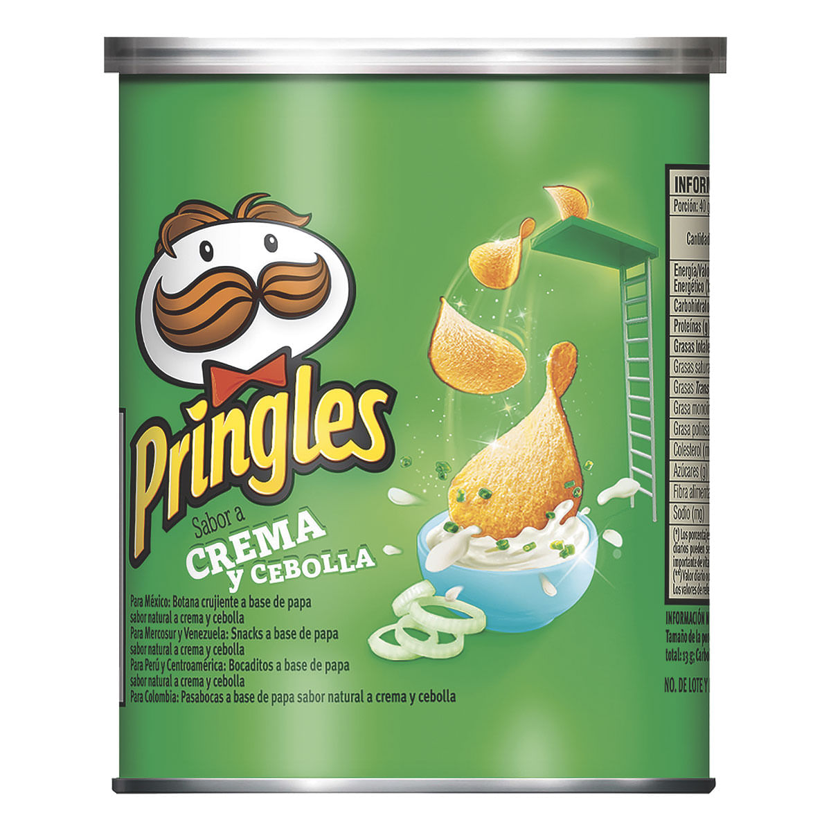Papas Pringles Crema y Cebolla x 40 G - Mercados Colsubsidio