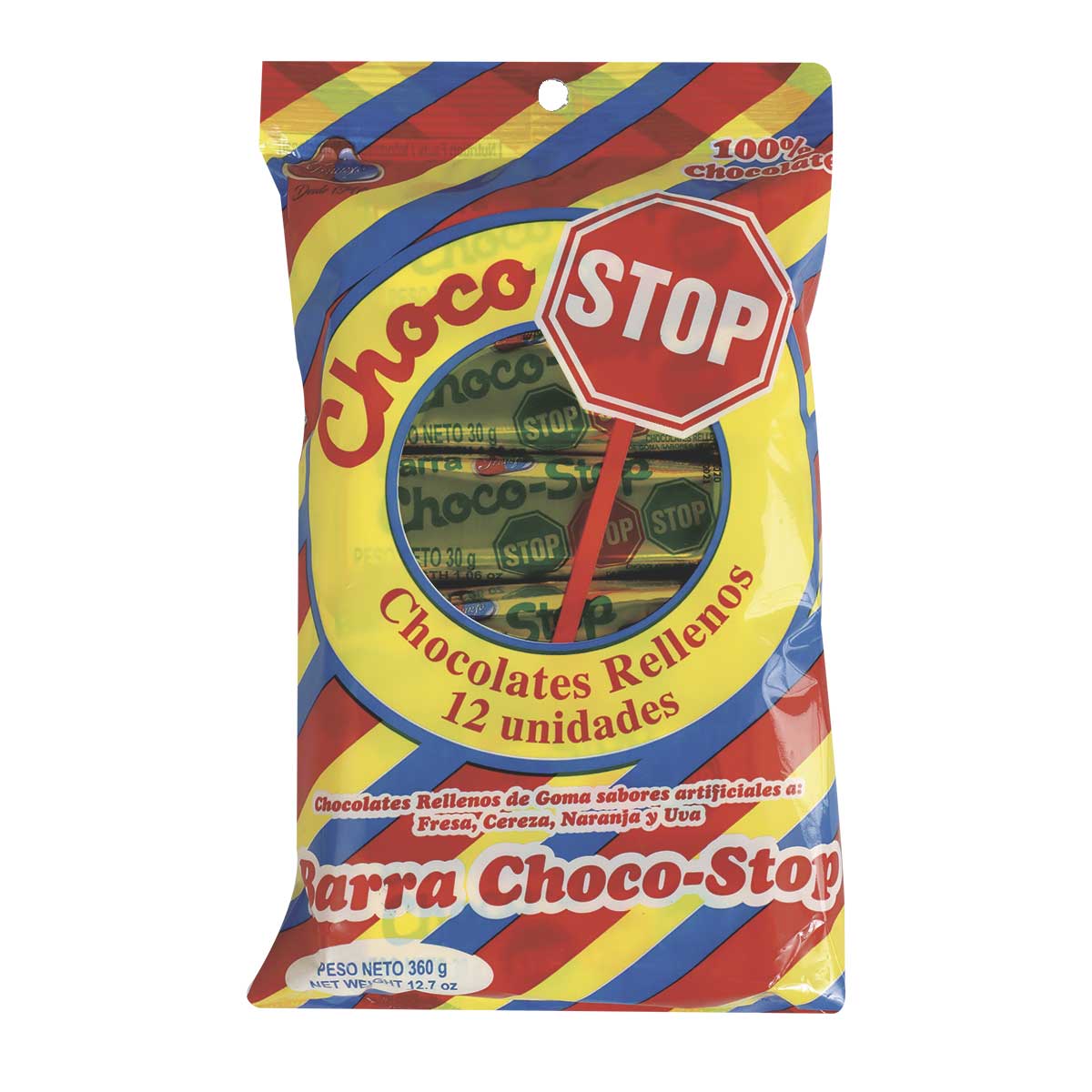 Barra Choco Stop 360 G en 12 Unidades - Mercados Colsubsidio