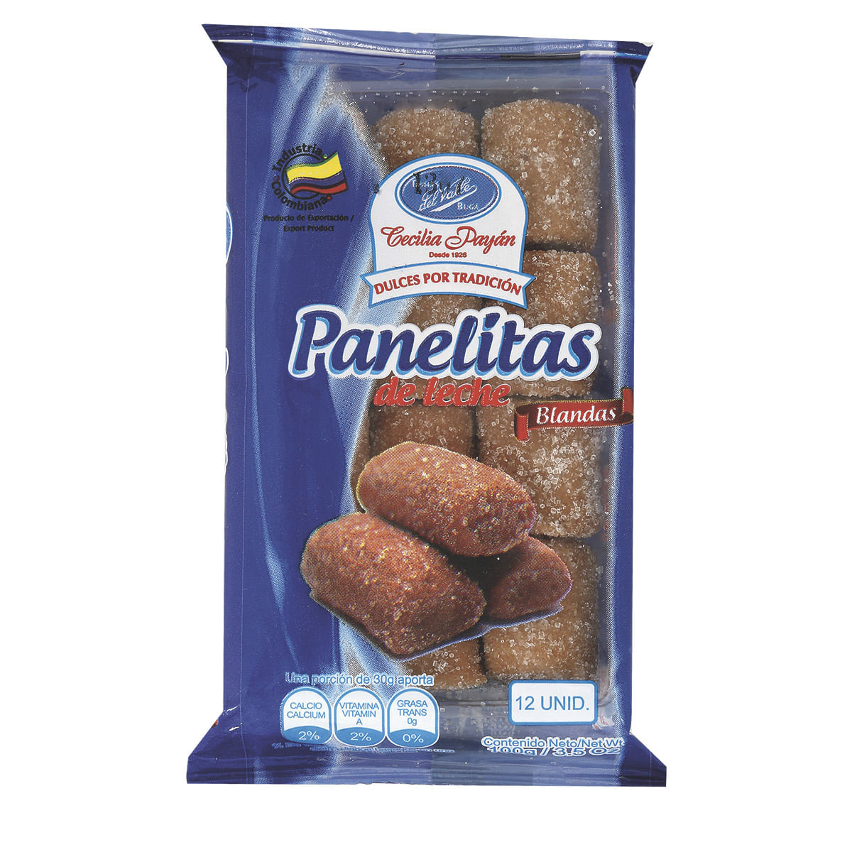 Panelitas de Leche Blandas 100 G en 12 Unidades - Mercados Colsubsidio