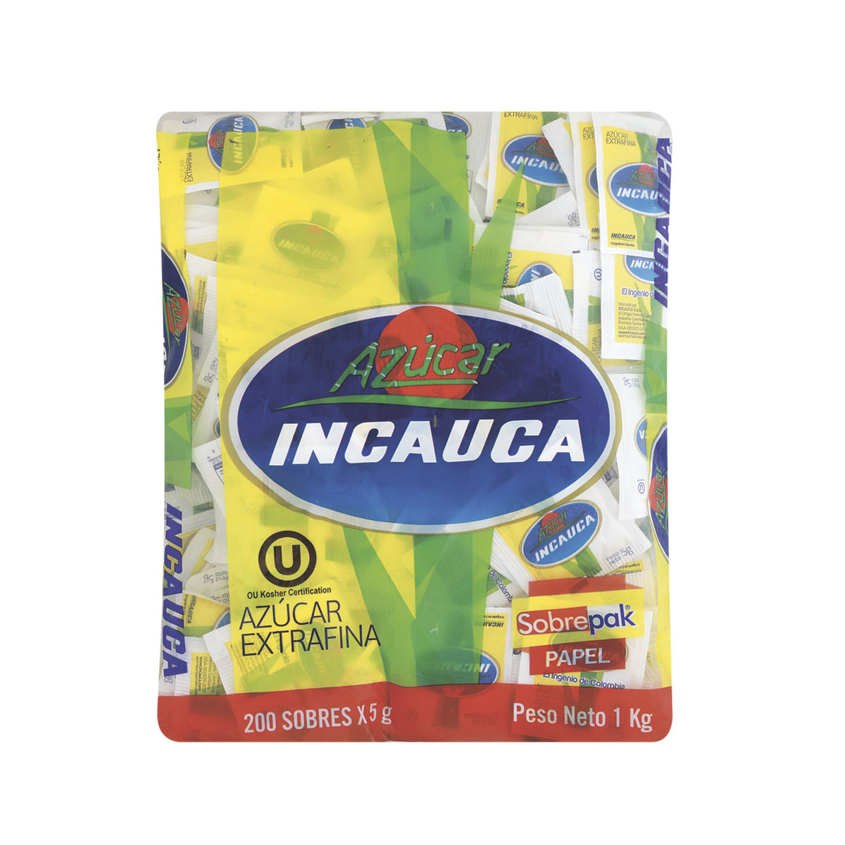 Azúcar Incauca 200 Sobres x 5 G c/u - Mercados Colsubsidio