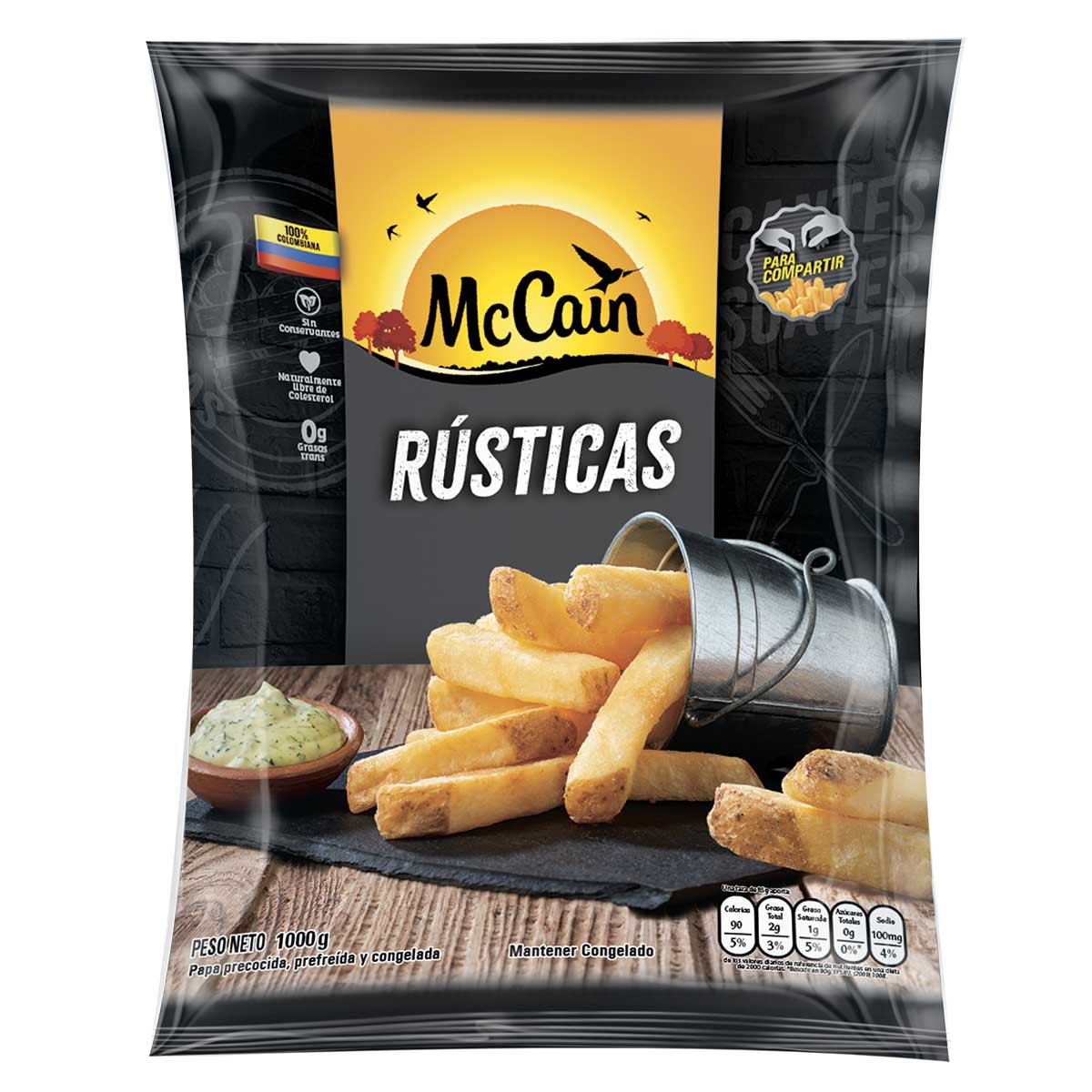 Papa Rústica McCain x 1.000Gr - Mercados Colsubsidio