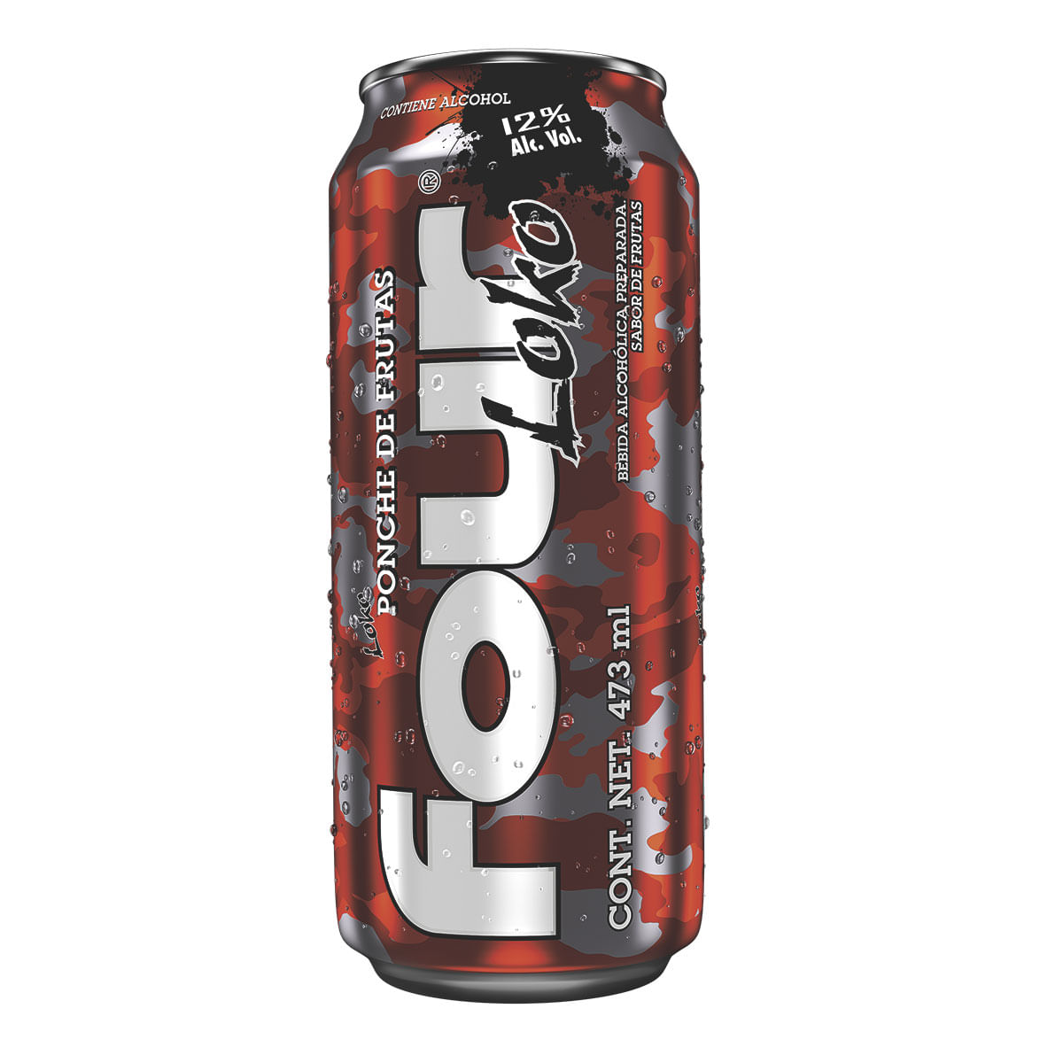Bebida Alcohólica Four Loko Ponche de Frutas x 473 Ml - Mercados ...