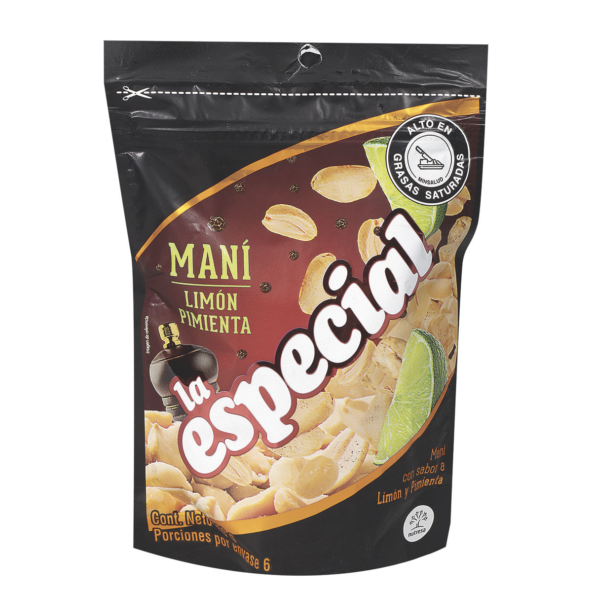 Maní La Especial Cervecero Limón Pimienta x 180 G - Mercados Colsubsidio