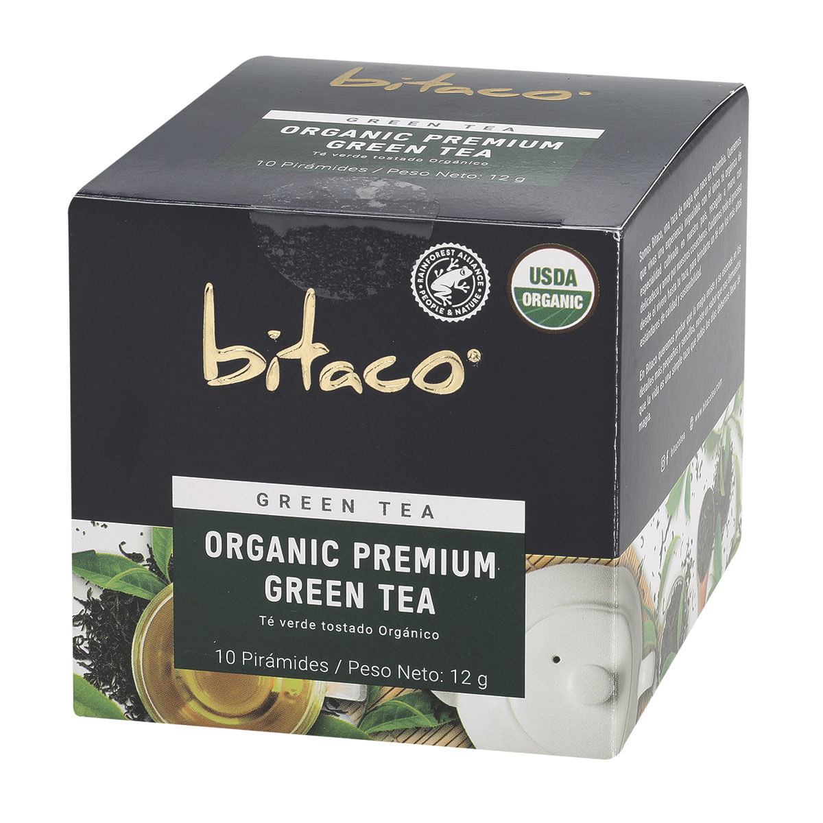 Té Verde Orgánico Tostado Bitaco x 12 G - Mercados Colsubsidio
