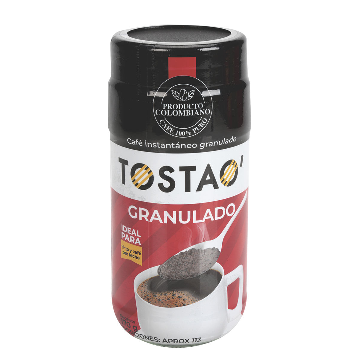 Café Instantáneo Tostao' Granulado x 170 G - Mercados Colsubsidio