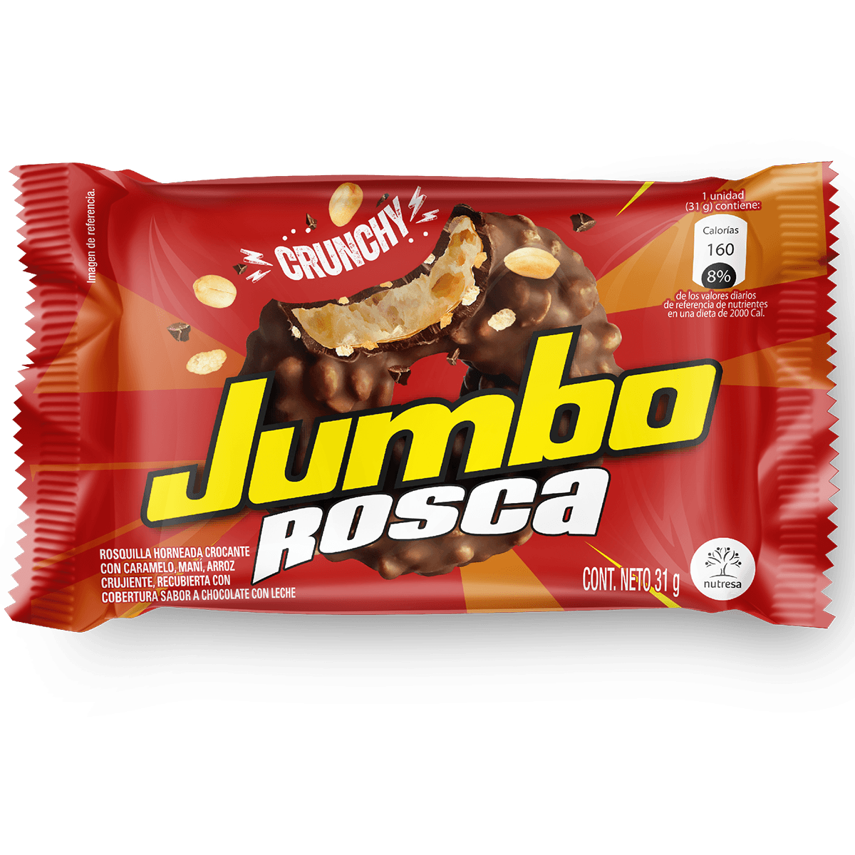 Jumbo Rosca Crunchy x 31 G - Mercados Colsubsidio