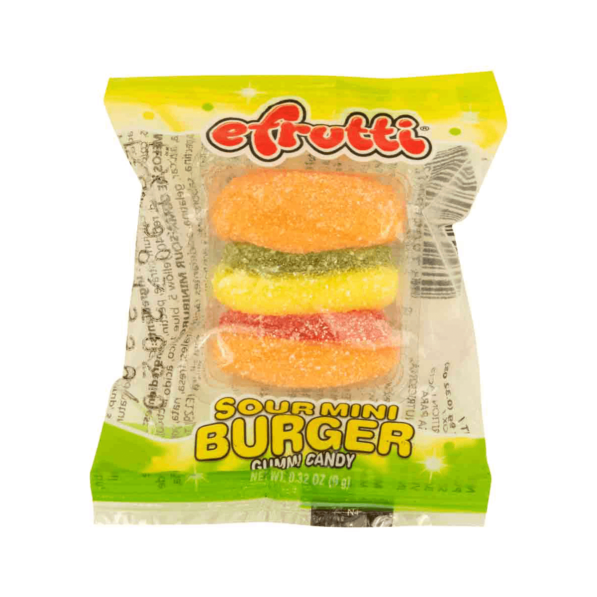 Gomas Sour Mini Burger x 9 Gr - Mercados Colsubsidio
