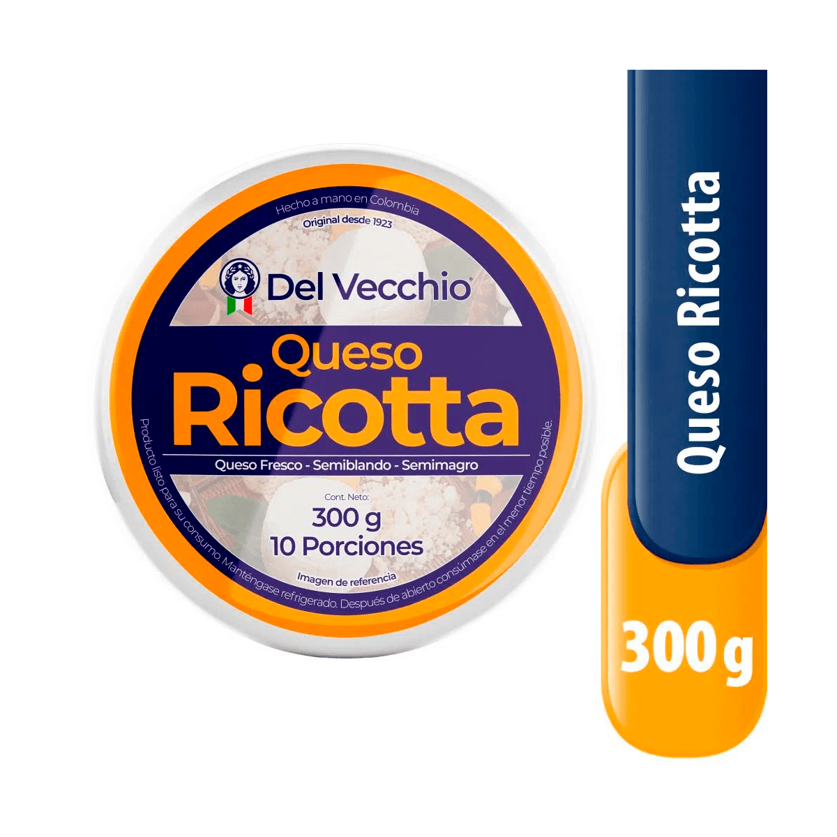 Queso Ricotta Del Vecchio X 300 Gr - Mercados Colsubsidio