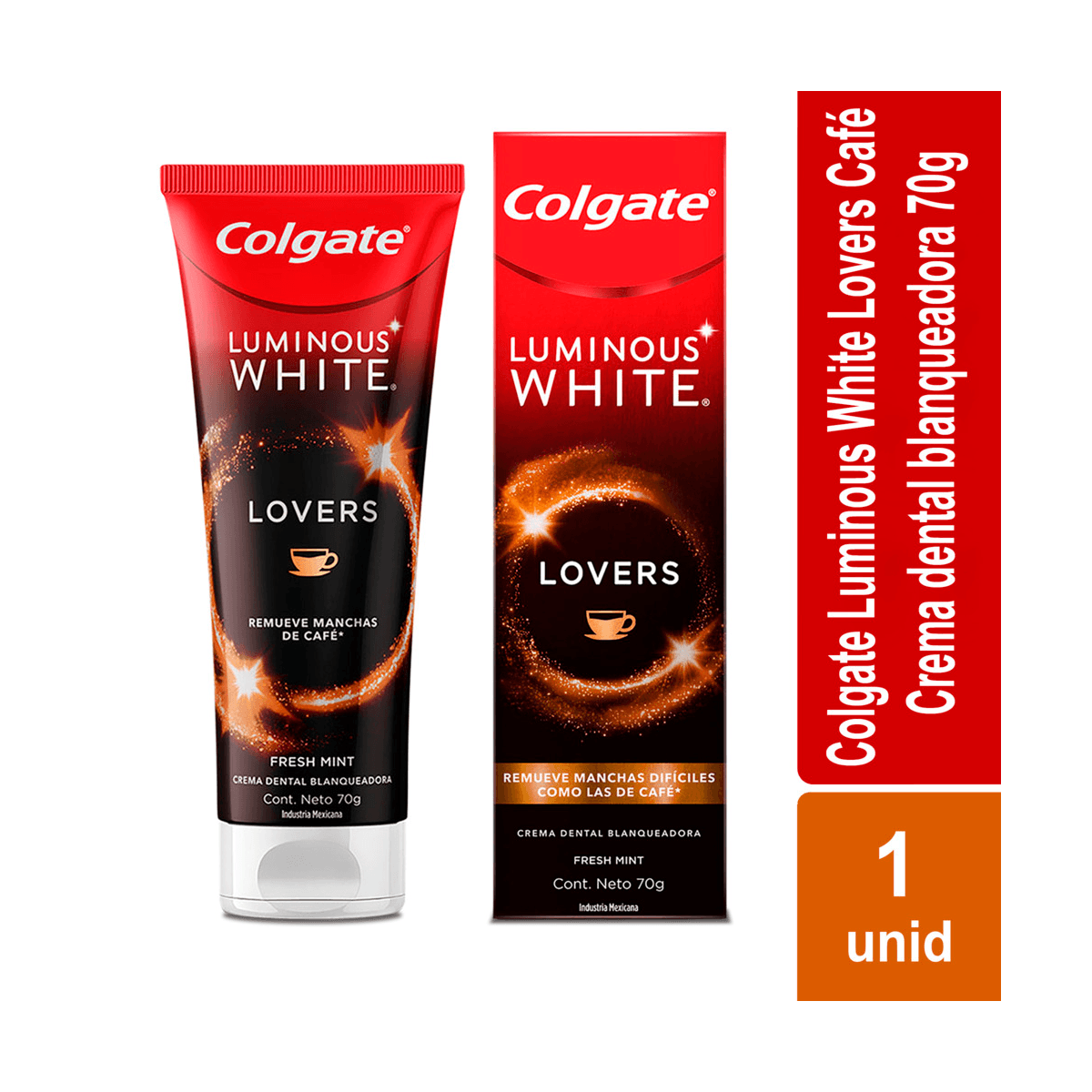 Crema Dental Blanqueadora Colgate Luminous White Cafe 75ml - Mercados ...