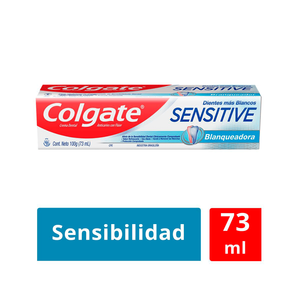 Crema Dental Sensibilidad Colgate Sensitive Blanqueadora 73ml ...