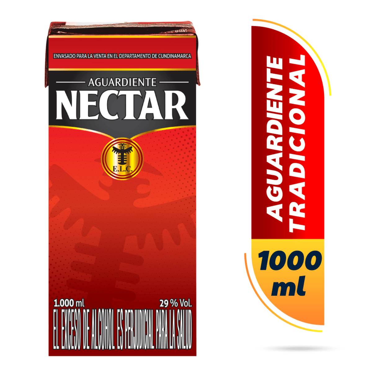 Aguardiente Nectar en Caja x 1000 Ml - Mercados Colsubsidio