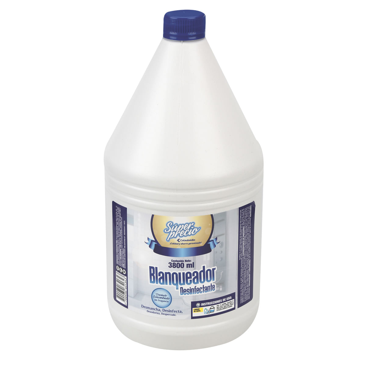 Blanqueador Super Precio Liquido x 3800 ML - Mercados Colsubsidio