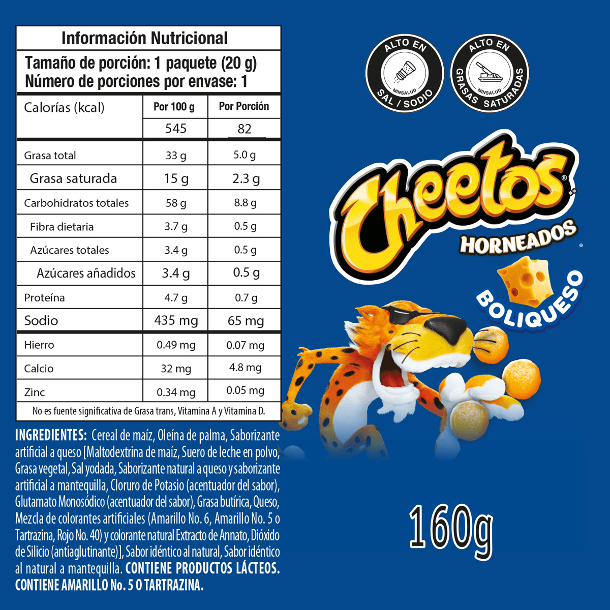 Extruidos De Maíz Boliqueso Cheetos Horneados x 160 G - Mercados ...