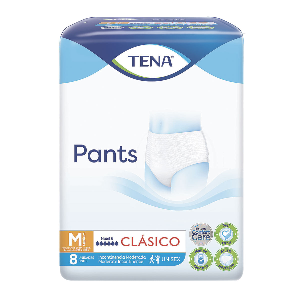 Pañal Tena Pants Clásico Medium X 8 - Mercados Colsubsidio