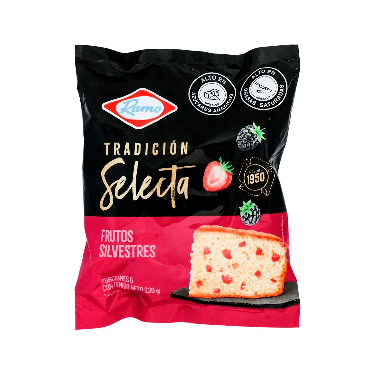 Ponqué Ramo Frutos Silvestres x 230 Gr - Mercados Colsubsidio