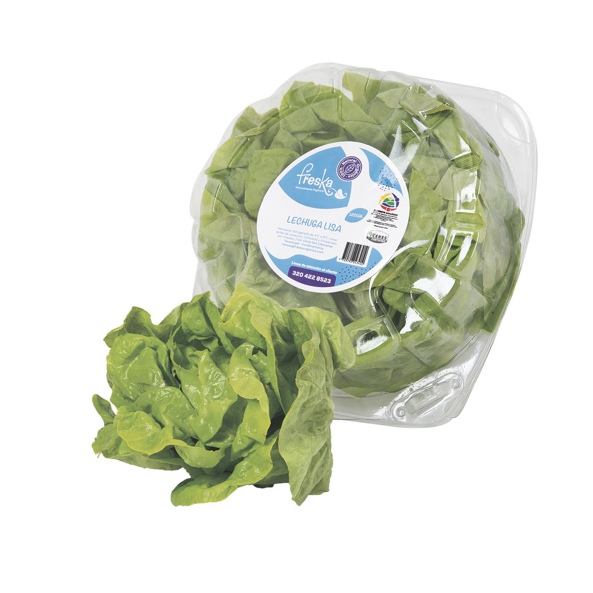 Lechuga Lisa Pet Freska Organ 120 Grm - Mercados Colsubsidio