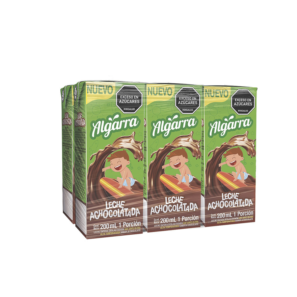 Leche Algarra Achocolatada Caja 200 Ml x 6 Unidades - Mercados Colsubsidio