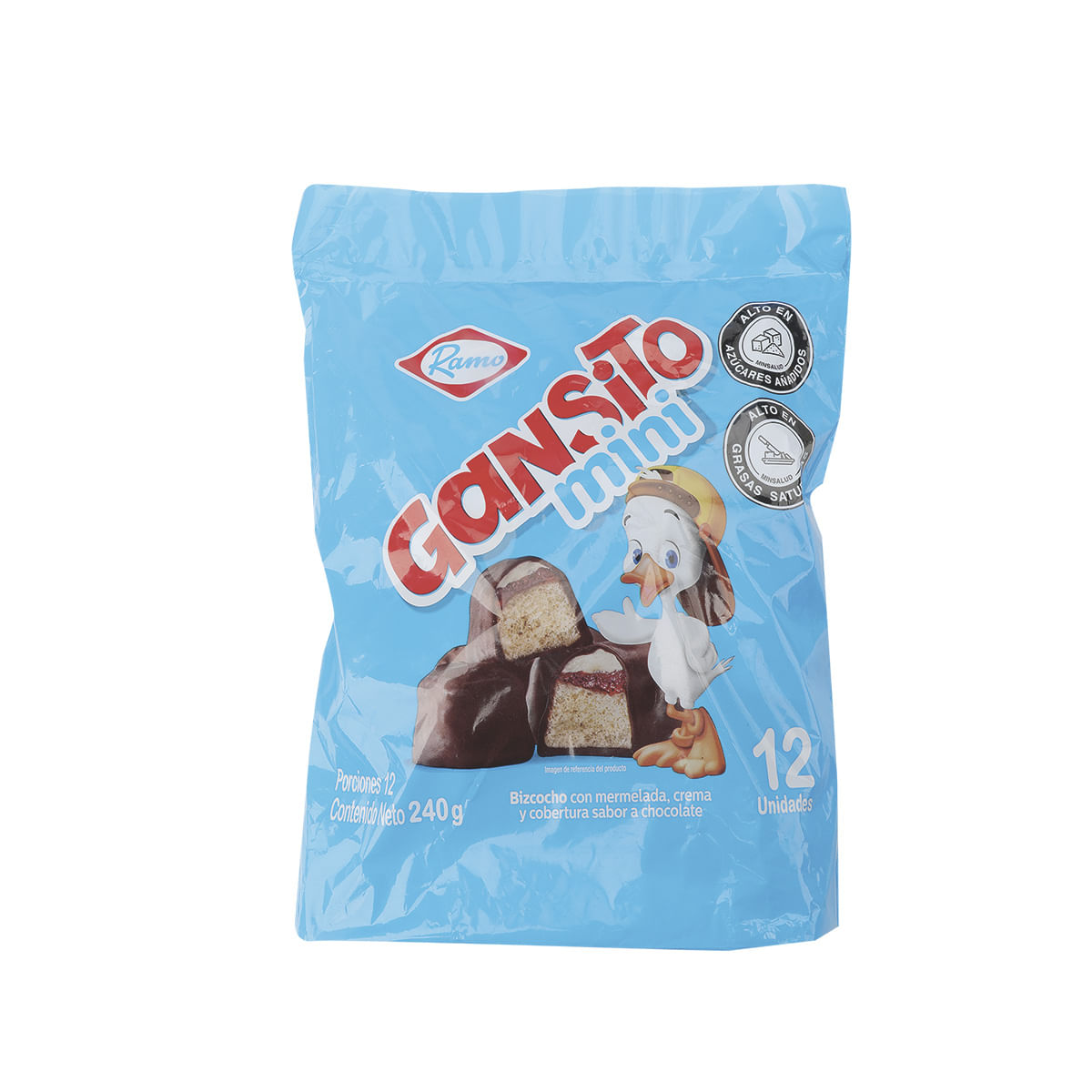 Ponqué Ramo Gansito Mini 12 Und X 240 G - Mercados Colsubsidio