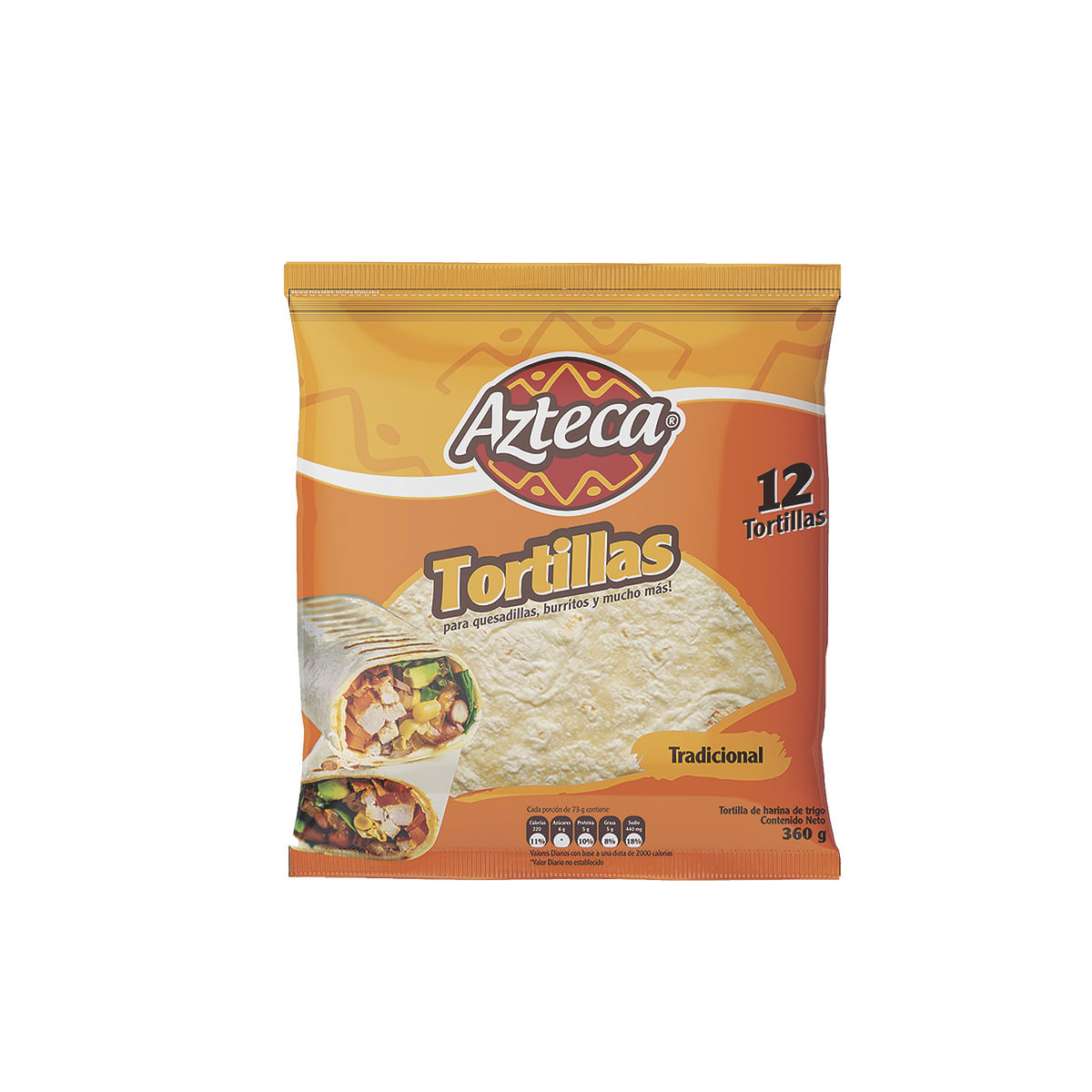 Tortillas Azteca Tradicional x 360 G en 12 Unidades - Mercados Colsubsidio