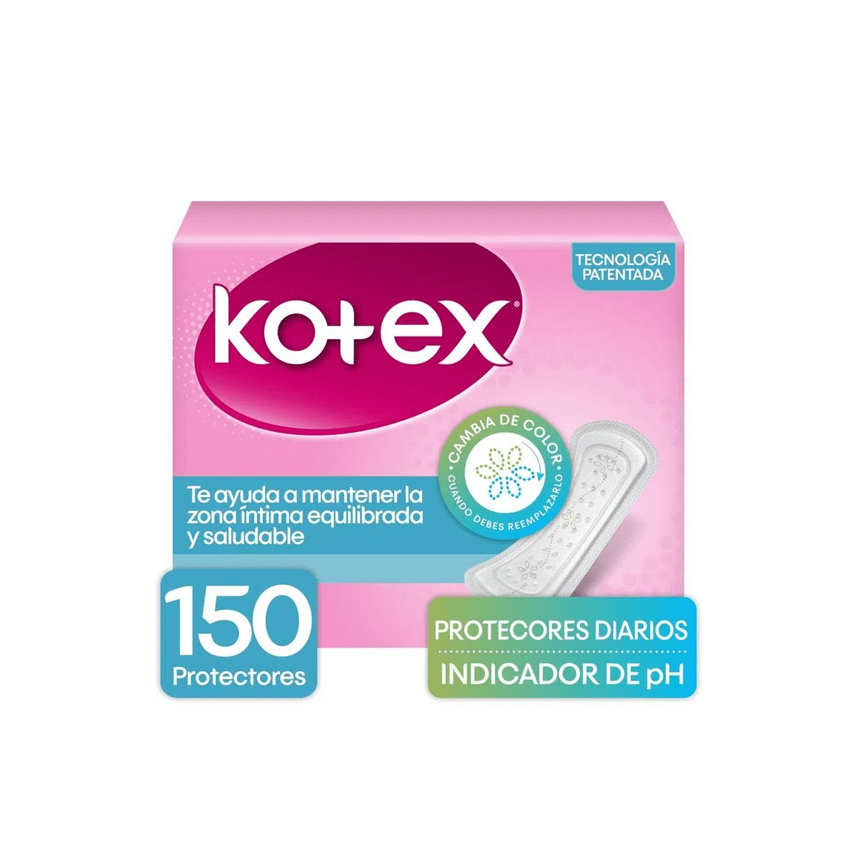 Protectores Diarios Kotex Indicador Ph Normal 150 Un - Mercados Colsubsidio