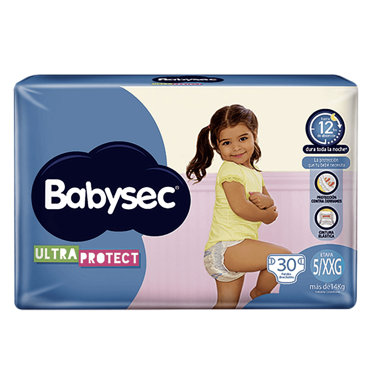 Pañal Babysec Ultra Protect Etapa 5 x 30 Unidades - Mercados Colsubsidio