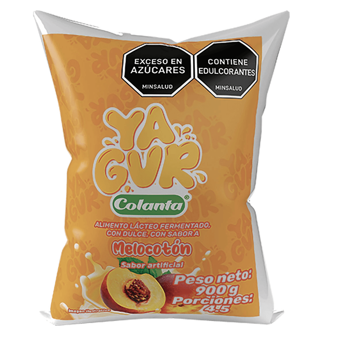 Bebida Lactea COLANTA Yagur Melocotón Bolsa 900 gr. - Mercados Colsubsidio